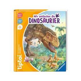 Ravensburger tiptoi Wir entdecken die Dinosaurier, Lernbuch Serie: tiptoi Bücher Altersangabe: von 4 Jahren bis 7 Jahren Seitenzahl: 16 Seiten