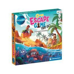 Clementoni Escape Game Trio-Set, Partyspiel Altersangabe: ab 8 Jahren Serie: Galileo Games