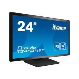 iiyama ProLite T2452MSC-B1, LED-Monitor 60.5 cm (23.8 Zoll), schwarz, Full HD, IPS, Touchscreen, HDMI, DisplayPort, USB