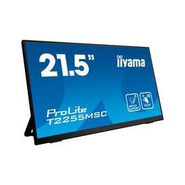 iiyama ProLite T2255MSC-B1, LED-Monitor 54.5 cm (21.5 Zoll), schwarz, Full HD, IPS, HDMI, DisplayPort