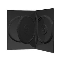 MediaRange 4er-DVD-Box black (50 St&uuml;ck), Schutzh&uuml;lle schwarz, Bulk