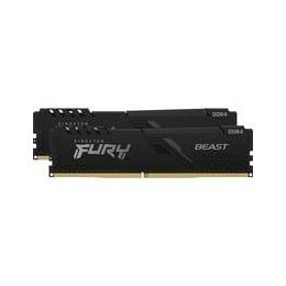 DIMM 64 GB DDR4-3600 (2x 32 GB) Dual-Kit, Arbeitsspeicher schwarz, KF436C18BBK2/64, Beast, INTEL XMP