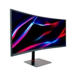 Acer Nitro XV345CURV, Gaming-Monitor 86 cm (34 Zoll), schwarz, WQHD, VA, USB-C, KVM Switch, Curved, 165Hz Panel Sichtbares Bild: 86 cm (34 Zoll) Auflösung: 3440 x 1440 Pixel Reaktionszeit: 1 ms (GtG) Format: 21:9