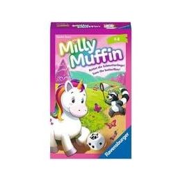 Ravensburger Milly Muffin, Brettspiel Spieleranzahl: 2 - 4 Spieler Spieldauer: 15 Minuten Altersangabe: ab 4 Jahren