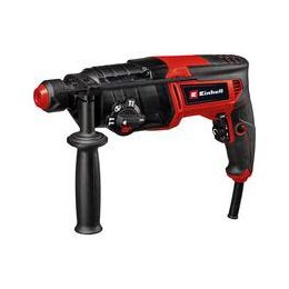 Einhell Bohrhammer TC-RH 26 4F schwarz/rot, 800 Watt Leistung/Spannung: 800 Watt Drehzahl: 1.250 U/min Schlagenergie: 3 Joule Werkzeug-Aufnahme: SDS-plus