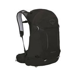 Osprey Hikelite 28, Rucksack schwarz, 28 Liter, Größe M/L Typ: Rucksack - Wandern Geeignet für: Outdoor, Sport Material: Hauptmaterial: Recycletes 100D-Nylon. Unterseite: Recycletes 420D-Nylon. Kapazität: 28 Liter Volumen