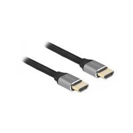 Delock Ultra High Speed HDMI-Kabel 48 Gbps 8K 60Hz grau, 3 Meter