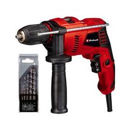 Einhell Schlagbohrmaschine TE-ID 500 E rot/schwarz, 550 Watt Leistung/Spannung: 550 Watt Drehzahl max.: 3.000 U/min Schlagzahl: 48.000 min-1 Werkzeugaufnahme: Schnellspann-Bohrfutter