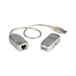 Aten Cat.5 USB Extender UCE60 > 60M, Verlängerungskabel silber, max. Reichweite 60 Meter Verwendung: Zum Überbrücken von Entfernungen bis 60 Meter Anschlüsse: 1x USB-A (Stecker), 1x USB-A (Buchse), 1x RJ-45 (Buchse) Version: USB 1.1