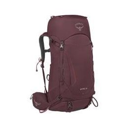 Osprey Kyte 38, Rucksack lila, 36 Liter, Größe WXS/S Typ: Rucksack - Trekking Geeignet für: Outdoor Material: Hauptmaterial: recycletes 420D-Nylon Unterseite aus strapazierfähigem 500D-Nylon (recyclet) Kapazität: 36 Liter Volumen