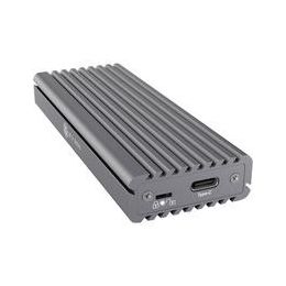 ICY BOX IB-1817M-C31, Laufwerksgehäuse grau Anschlüsse extern: 1x USB-C 3.2 Gen 2 (10 Gbit/s) Anschlüsse intern: M.2