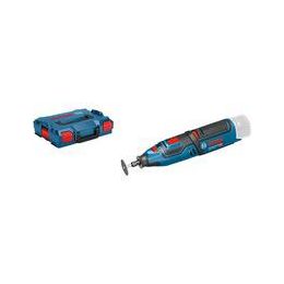 Bosch Akku-Rotationswerkzeug GRO 12V-35 Professional, Multifunktions-Werkzeug blau/schwarz, ohne Akku und Ladeger&auml;t, in L-BOXX