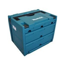 Makita MAKSTOR Modell 4.5, Werkzeugkiste blau, 5 Schubladen