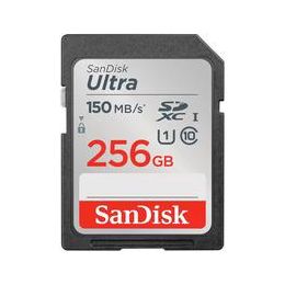 Sandisk Ultra 256 GB SDXC, Speicherkarte schwarz, UHS-I U1, Class 10