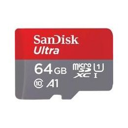 Sandisk Ultra 64 GB microSDXC, Speicherkarte UHS-I U1, Class 10, A1 Kapazität: 64 GB Geschwindigkeit: Lesen: max. 140 MB/s Speichertyp: microSDXC Bus-Schnittstelle: UHS-I, High Speed
