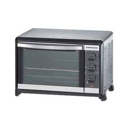 Rommelsbacher Kleinbackofen mit Umluft BG 1055/E, Mini-Backofen silber/schwarz, Retail