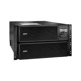 APC Smart-UPS SRT8KRMXLI 8000VA, USV schwarz Leistung: 8000 Watt, 8000 VA Anschlüsse: 1x RS232, 1x USB, 1x RJ-45, 10x Steckdosen