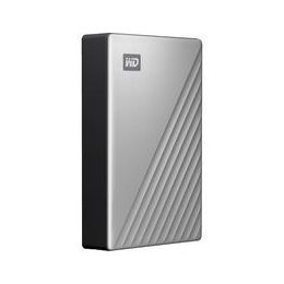 Western Digital My Passport Ultra for Mac 4 TB, Externe Festplatte silber/schwarz, USB-C 3.2 Gen 1