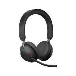 Jabra Evolve2 65, Headset schwarz, UC, USB-C, Ladestation