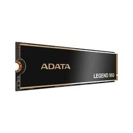 A-DATA LEGEND 960 2 TB, SSD dunkelgrau/gold, PCIe 4.0 x4, NVMe 1.4, M.2 2280