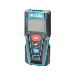 Makita Entfernungsmesser LD030P 30 m blau/schwarz, Reichweite 30m Laserklasse: 2 Messbereich: Von 0,2 m bis 30 m (±) Messgenauigkeit: 2 mm