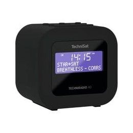 Technisat TECHNIRADIO 40, Radiowecker schwarz, UKW, DAB/DAB+, USB