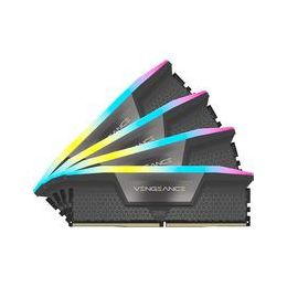 Corsair DIMM 64 GB DDR5-6600 (4x 16 GB) Quad-Kit, Arbeitsspeicher schwarz, CMH64GX5M4B6600C32, Vengeance RGB, INTEL XMP