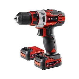 Einhell Akku-Bohrschrauber TE-CD 12/1 Li, 12Volt rot/schwarz, 2x Li-Ionen Akku 2Ah Leistung/Spannung: Akku-Betrieb, 12Volt Max. Drehzahl: 1.400 U/min Getriebe: 2-Gang-Getriebe