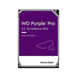 Western Digital Purple Pro 10 TB, Festplatte SATA 6 Gb/s, 3,5" Kapazität: 10 TB ms/Cache/U: -/256 MB/7.200 U/min Datentransferrate: Lesen: 265 MB/s
