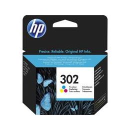 HP Tinte dreifarbig Nr. 302 (F6U65AE) Typ: Tintenpatrone Druckfarbe: Gelb, Cyan, Magenta Volumen: 4 ml Geeignet für: Hewlett-Packard