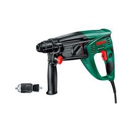 Bosch Bohrhammer PBH 3000 FRE grün/schwarz, 750 Watt, Koffer Leistung/Spannung: 750 Watt Drehzahl: 1.450 U/min Schlagenergie: 2,8 Joule Werkzeug-Aufnahme: SDS-plus