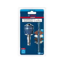 Bosch Expert Power Change Plus Adapter, Hex 11mm blau, 2-teilig, mit TCT Zentrierbohrer Ø 8,5mm x105mm Materialeignung: Fliesen, Gusseisen, Kunststoff Werkzeugaufnahme: Sechskant 6,3mm (1/4"), Sechskant Hex 11mm Aufsatz-Typ: Aufnahmewerkzeug für Lochsäge Geeignet für: Bohrmaschine, Schlagbohrmaschine