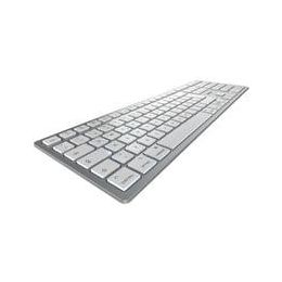 KW 9100 SLIM FOR MAC, Tastatur silber/wei&szlig;, DE-Layout, Cherry SX-Scherentechnologie