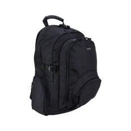 Targus Notebook Backpack, Rucksack schwarz, bis 39,6 cm (15,6") Typ: Rucksack Geeignet für: Notebook bis 15.6 Zoll (39.6 cm) Material: Nylon Kapazität: 20 Liter Volumen