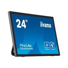 iiyama ProLite T2455MSC-B1, LED-Monitor 61 cm (24 Zoll), schwarz (matt), FullHD, IPS, Touchscreen