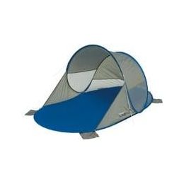 High Peak Pop-Up Strandmuschel Calvia, Zelt blau/grau Aufbau: Wind- und Sichtschutz