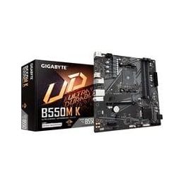 Gigabyte B550M K, Mainboard
