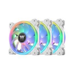 Thermaltake SWAFAN 14 RGB Radiator Fan TT Premium Edition White (3-Fan Pack), Geh&auml;usel&uuml;fter wei&szlig;, 3er Pack, inkl. Controller, 140 mm