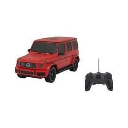 Jamara Mercedes-Benz AMG G63 rot/schwarz, 1:24 Altersangabe: ab 6 Jahren Verbindungsart: 27 MHz