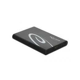Delock Externes Geh&auml;use f&uuml;r 2.5" SATA HDD / SSD mit SuperSpeed USB 10 Gbps (USB 3.1 Gen 2), Laufwerksgeh&auml;use schwarz