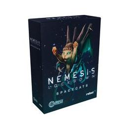 Asmodee Nemesis: Lockdown - Spacecats, Brettspiel Sammler-Erweiterung Spieleranzahl: 1 - 5 Spieler Spieldauer: 1 Stunde Altersangabe: ab 14 Jahren Serie: Nemesis