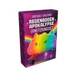 Asmodee Unstable Unicorns - Regenbogen-Apokalypse Erweiterungsset, Kartenspiel Erweiterung Spieleranzahl: 2 - 8 Spieler Spieldauer: 30 Minuten Altersangabe: ab 8 Jahren Serie: Unstable Unicorns