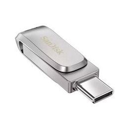 Sandisk Ultra Dual Drive Luxe 512 GB, USB-Stick silber, USB-A 3.2 Gen 1, USB-C 3.2 Gen 1