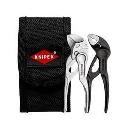 Knipex Zangen-Set XS mit Tasche, 2-teilig schwarz, in Werkzeug-G&uuml;rteltasche