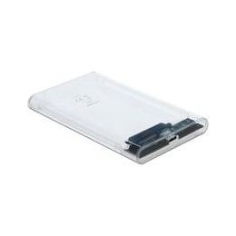 Delock Externes Geh&auml;use f&uuml;r 2.5" SATA HDD / SSD mit SuperSpeed USB 10 Gbps (USB 3.1 Gen 2), Laufwerksgeh&auml;use transparent