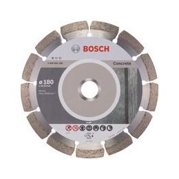 Bosch Diamanttrennscheibe Standard for Concrete, Ø 180mm Bohrung 22,23mm Materialeignung: Beton, Faserzement, Porenbeton Durchmesser: 180 mm Bohrung: 22,23 mm