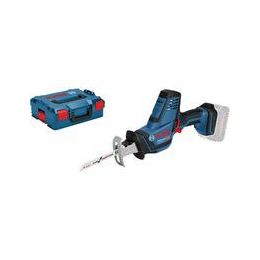 Bosch Akku-S&auml;bels&auml;ge GSA 18V-LI C Professional solo, 18Volt blau/schwarz, ohne Akku und Ladeger&auml;t, L-BOXX