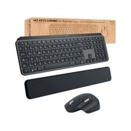 Logitech MX Keys Combo for Business Gen 2, Desktop-Set graphit, DE-Layout, Scherenmechanik, Logi Bolt, Bluetooth, kompatibel mit PC/Mac/iPad/Android