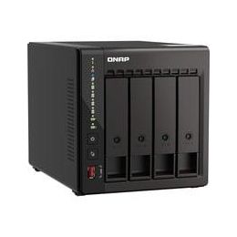 QNAP TS-453E-8G, NAS schwarz Einbauschächte: 4x 2,5"/3,5" Slots RAID: 0, 1, 5, 6, 10, JBOD, Single
