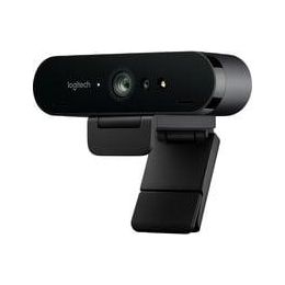 Logitech BRIO, Webcam schwarz Max. Auflösung: Video: 4096x2160 Pixel Max. Bildrate: 90 fps Mikrofon: vorhanden Anschluss: 1x USB